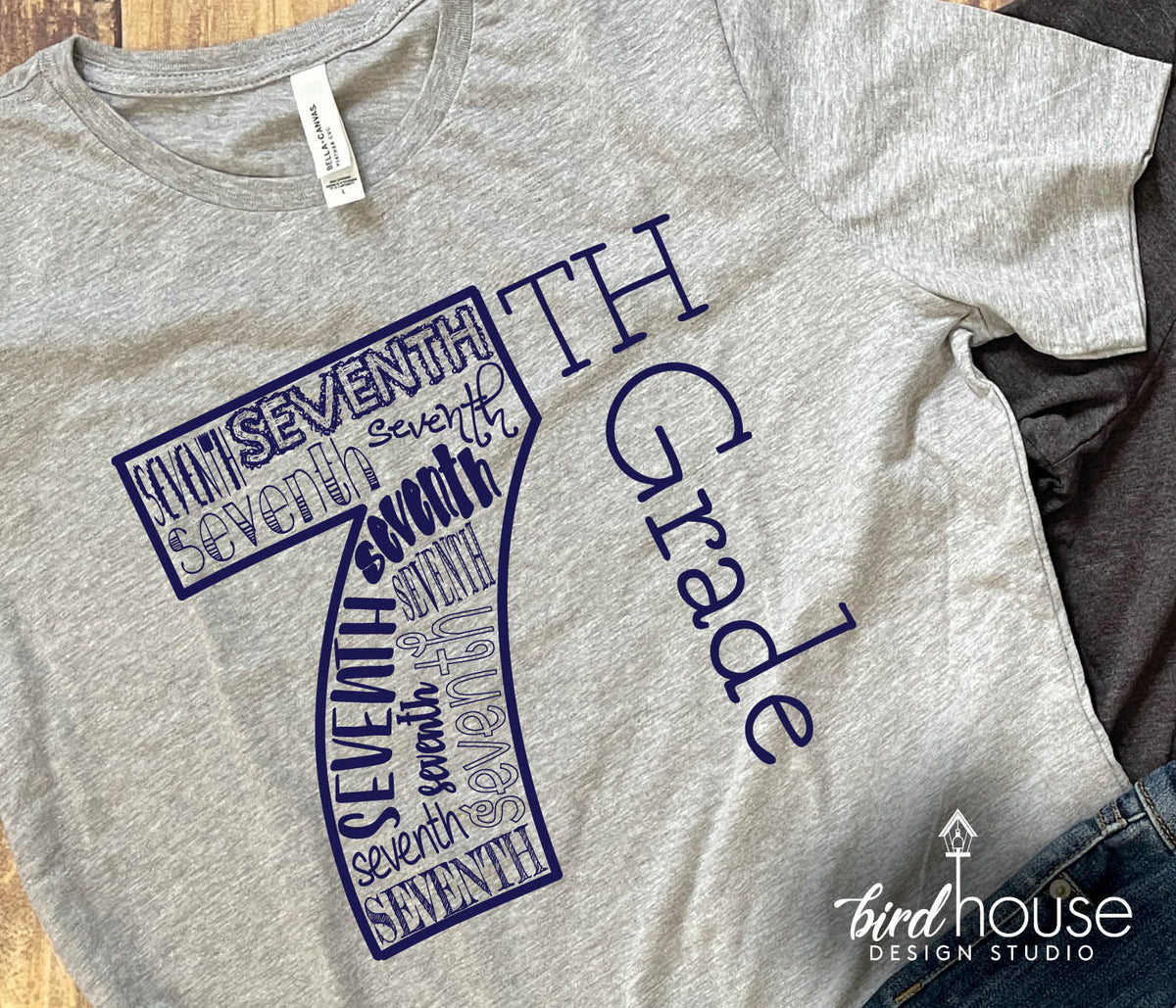 Grade Shirt for Students or Teachers – Birdhouse Design Studio, LLC